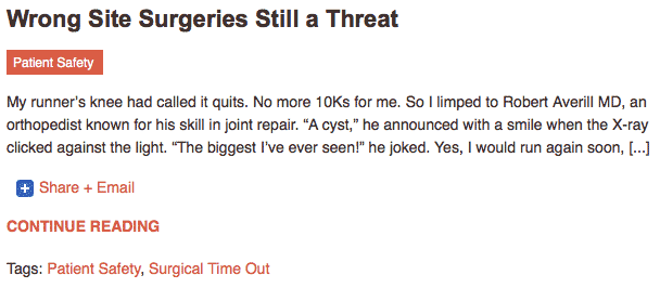 Surgical Time Out - National Time Out Day is June 15th, 2011
